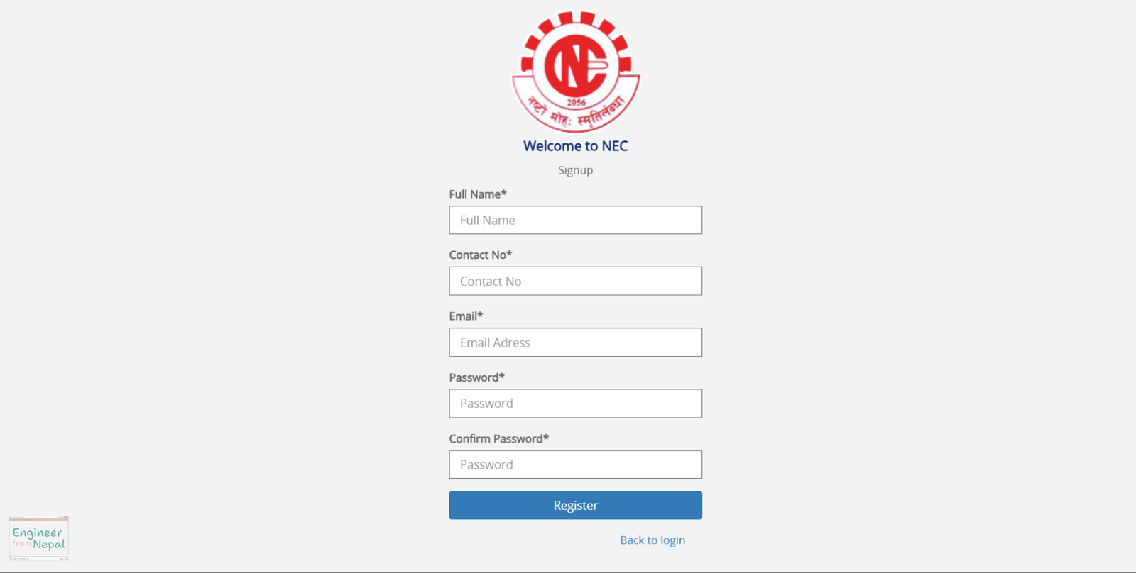 NEC License Exam Registration: A Step-by-Step Guide - Engineer From Nepal