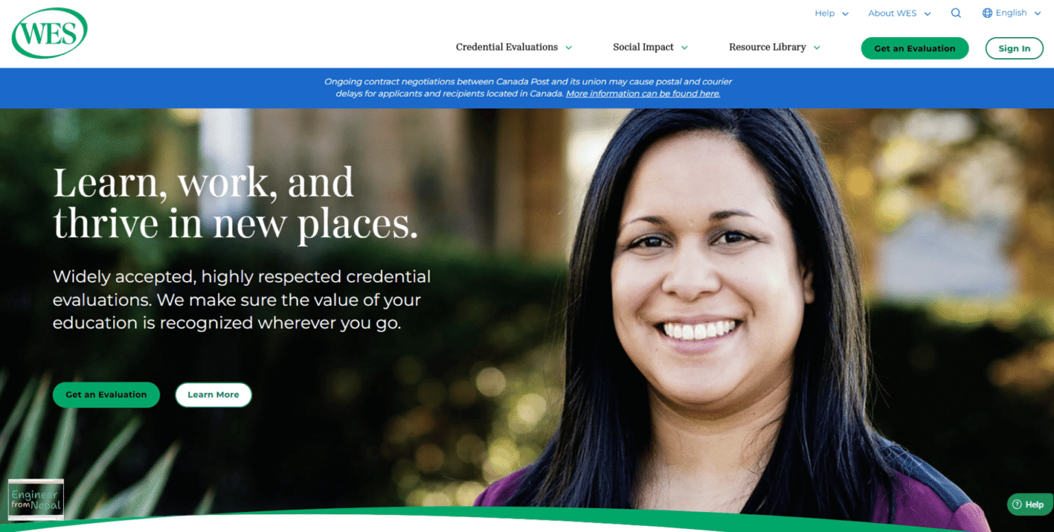 How to Apply for WES Evaluation: A Step-by-Step Guide | Engineer From Nepal